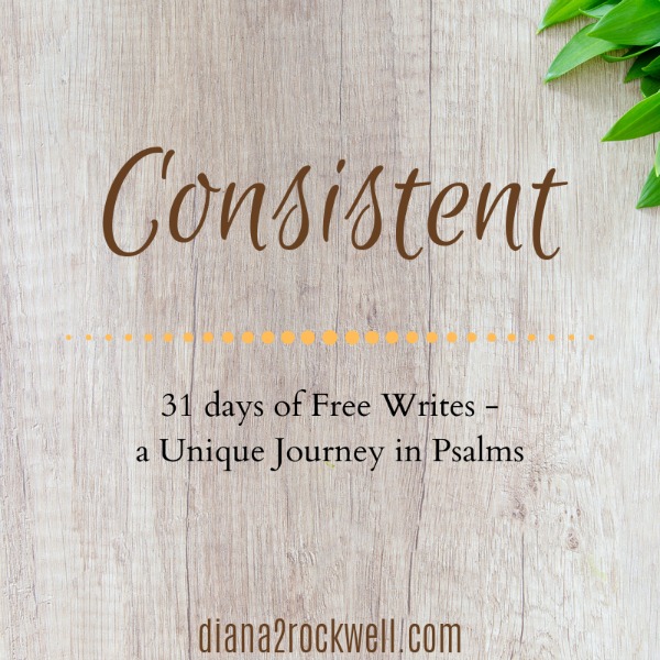 Consistent, steady is the course. – Diana Rockwell